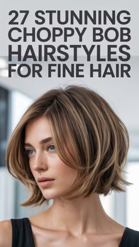 27 Stunning Choppy Bob Hairstyles for Fine Hair - EverydayGlowVibes