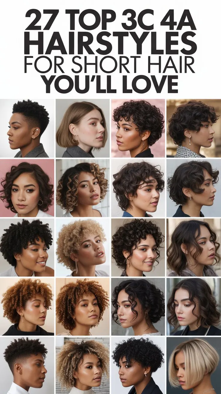 27 Top 3C 4A Hairstyles for Short Hair You'll Love - EverydayGlowVibes
